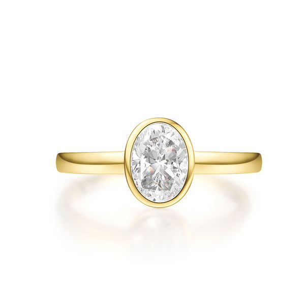 Oval Lab Grown Diamond Engagement Rings | IGI Certified – Luminary Gem